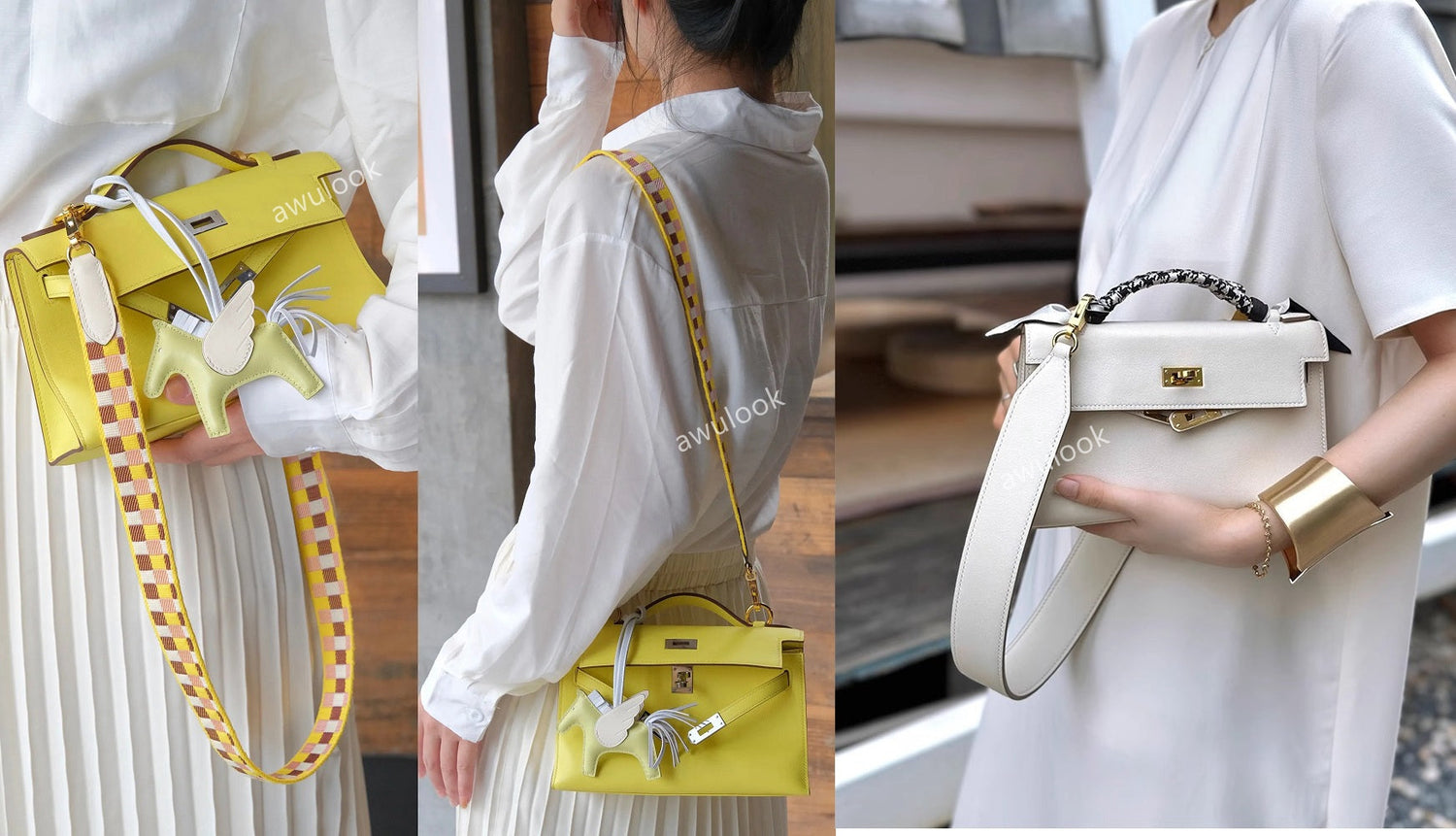 Kelly Pochette Strap Transformation in Multi Ways – Awulook