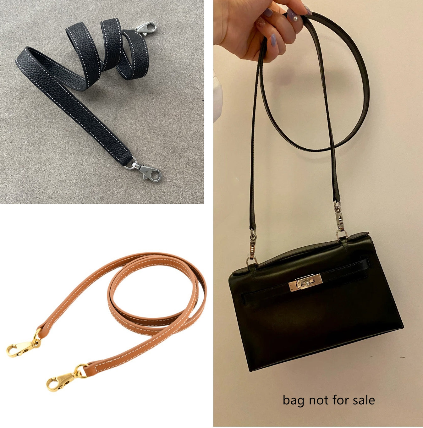 Customized Shoulder/Crossbody Straps for Kelly Pochette/Kelly mini ...